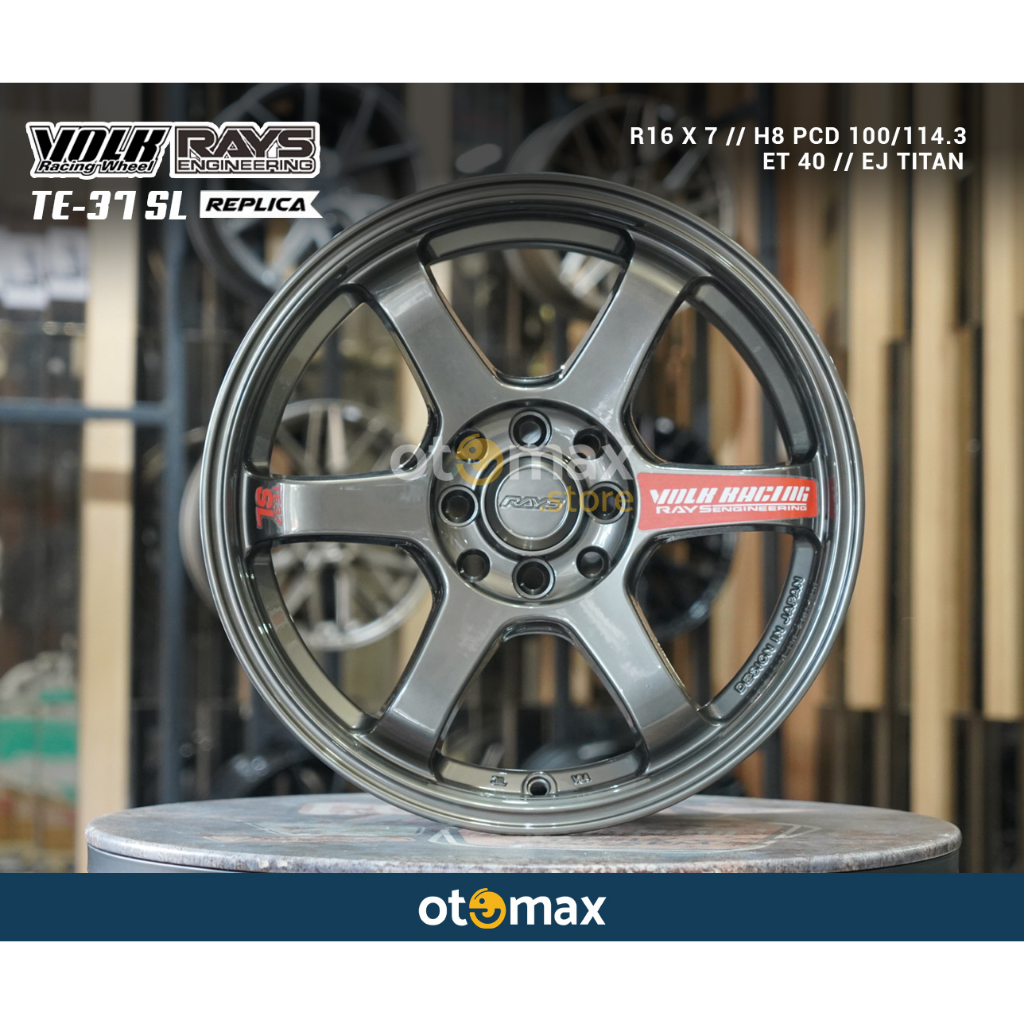 Jual Velg Mobil Volk Rays TE37 SL Ring 16 EJ Titan | Shopee Indonesia