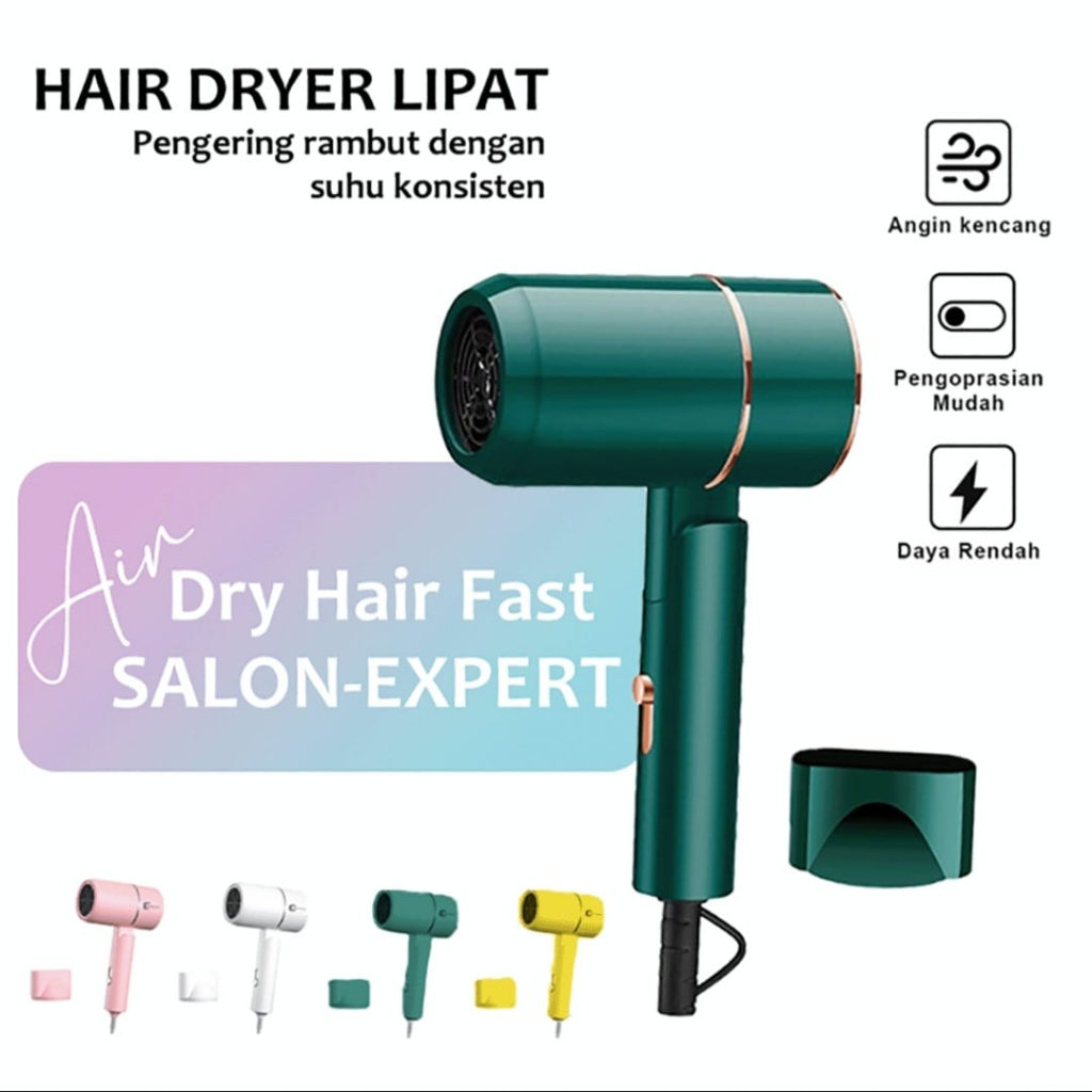 Jual Hair Dryer pengering rambut 3 in 1 bisa di lipat portable ...