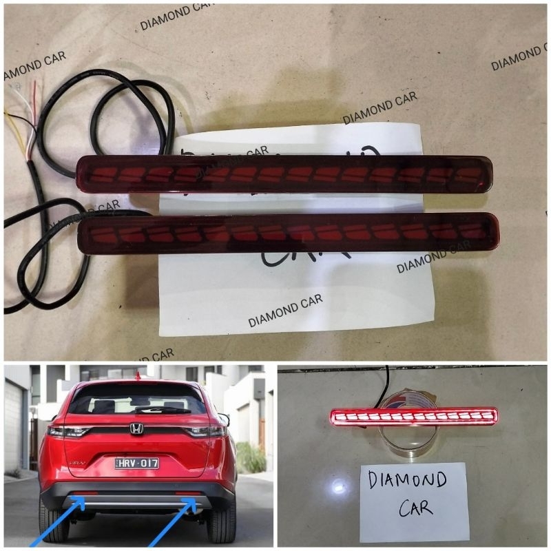 Jual Lampu Reflektor Bumper Belakang Honda HRV type S E 2022 2023 2024 ...