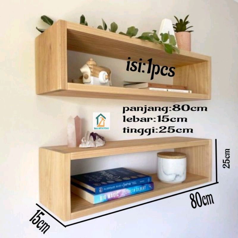 Jual rak ambalan kubus floating minimalis,rak ambalan kubus buku ...