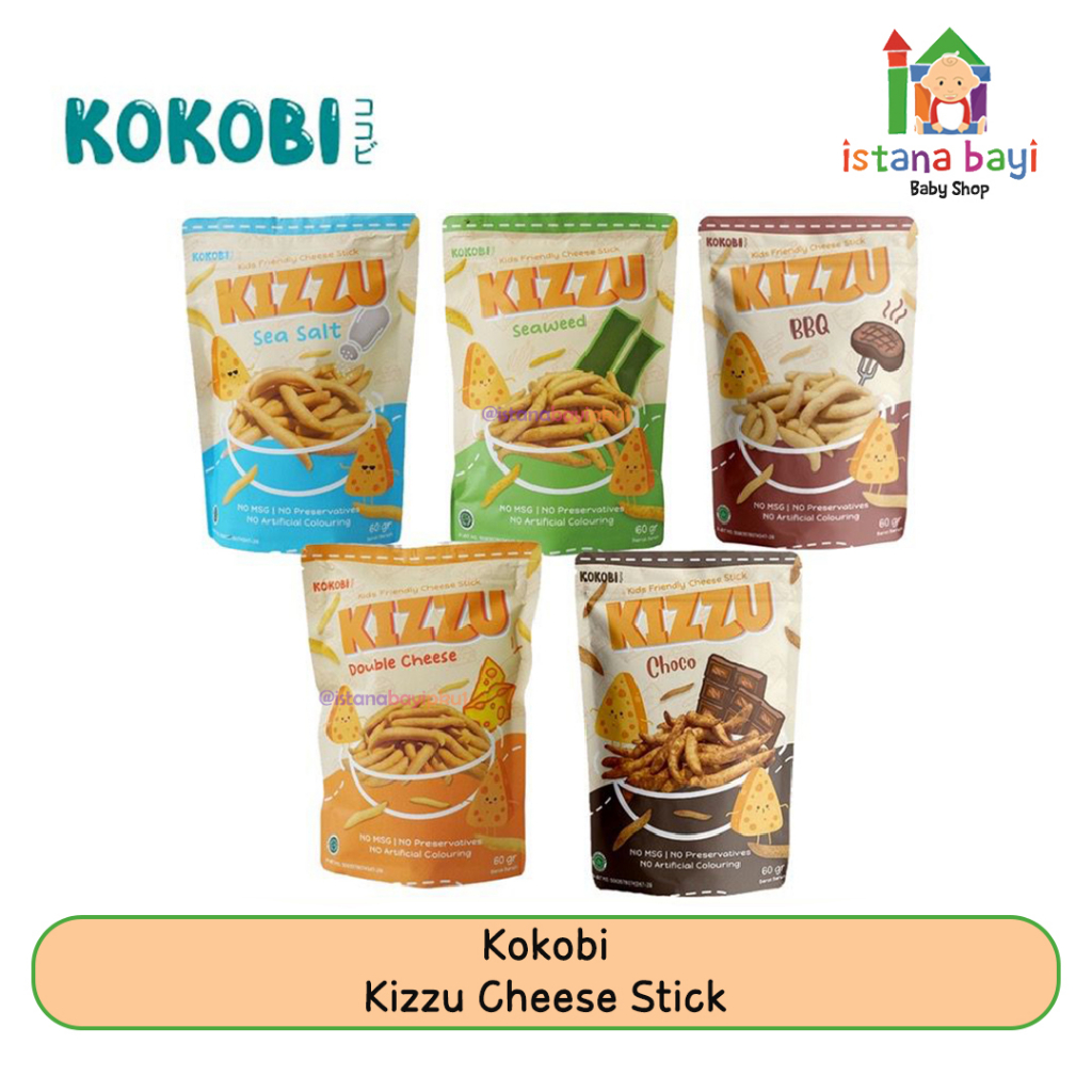 Jual Abe Food Kokobi Kizzu Kids Friendly 60Gr - Snack Kizzu - Makanan ...