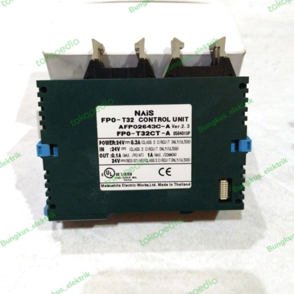 Jual NAIS FP0-T32CT-A Ver.2.3 Control Unit Plc Matsushita Panasonic Murah | Shopee Indonesia