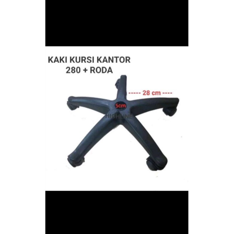 Jual kaki kursi kantor,paket lengkap 1 set kaki roda + kursi kantor ...