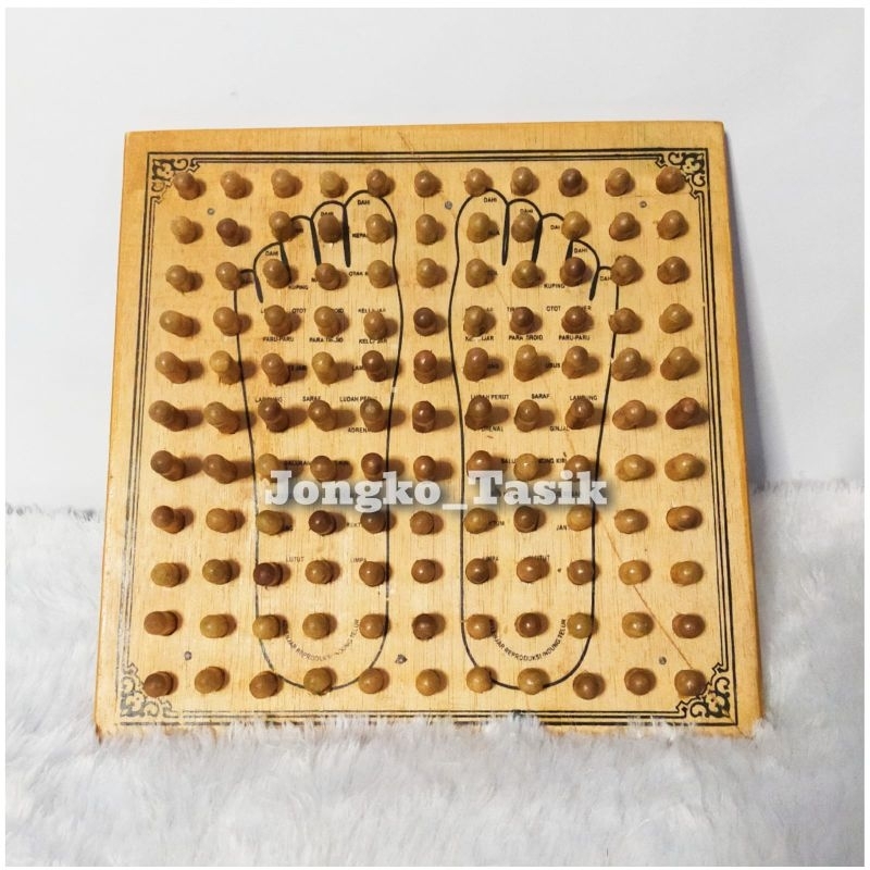 Jual Alat Pijat Refleksi Kaki Bahan Kayu Berkualitas / Papan Pijat Roll ...