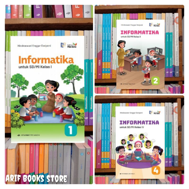 Jual Buku Informatika SD/MI Kelas 1, 2, dan 4. Kurikulum Merdeka ...