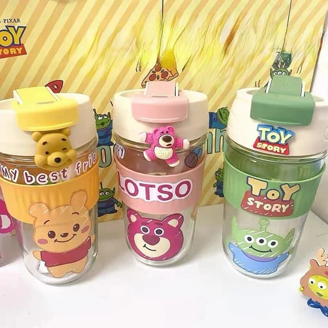 Jual Tumbler Gelas Motif Disney Lotso Toy Story Kapasitas 500ml Bahan ...