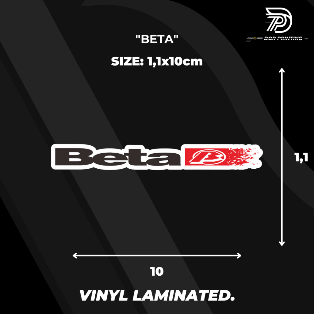 Jual STICKER/ BETA VIRALL KEREN LOGO BETA | Shopee Indonesia