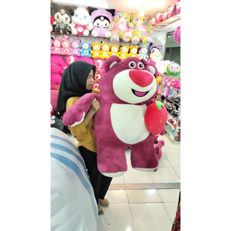Jual boneka lotso 1 meter virall super giant | Shopee Indonesia