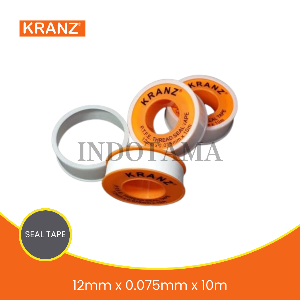 Jual SEAL TAPE 1/2 KRANZ/SIL TIP KRAN/SOLATIP/ISOLASI | Shopee Indonesia