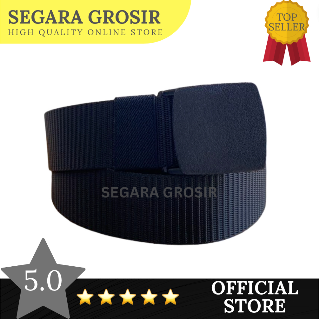 Jual Ikat Pinggang Pria Jumbo 120 cm Unisex Nylon Ringan Anti Xray Sabuk Gesper Import Grosir ...