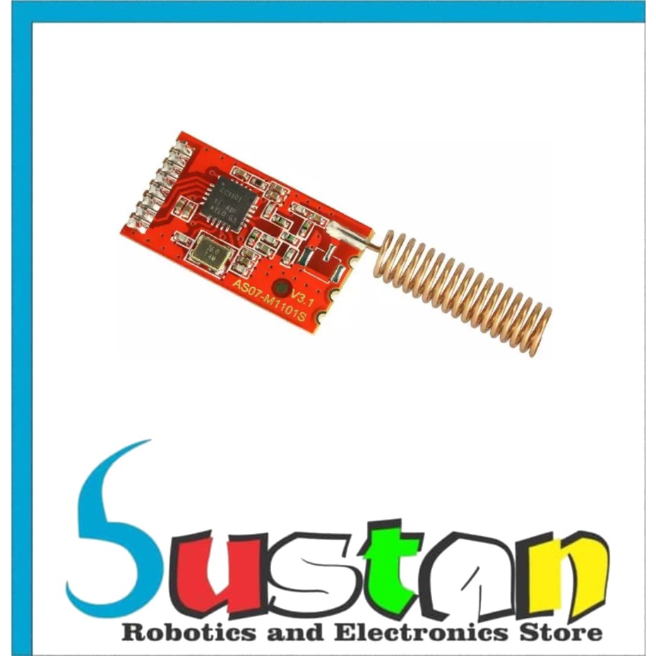 Jual Terbaru WIRELESS MODULE 433M CC1101 DATA TRANSMISSION CLASS SI4432 ...