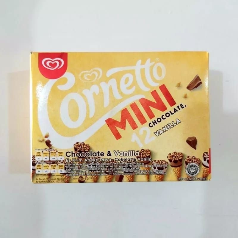 Jual Cornetto Mini Disc Chocolate and Vanila | Shopee Indonesia
