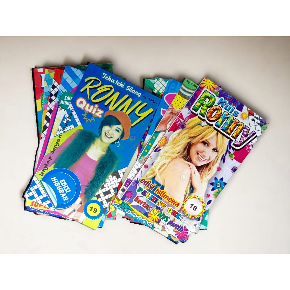 Jual ( 10 pcs ) Buku teka teki silang mix / Buku TTS angka dan huruf ...