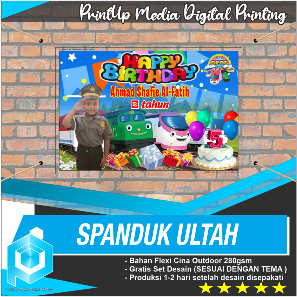 Jual CETAK SPANDUK BANNER ULANG TAHUN VARIASI TITIPO | Shopee Indonesia