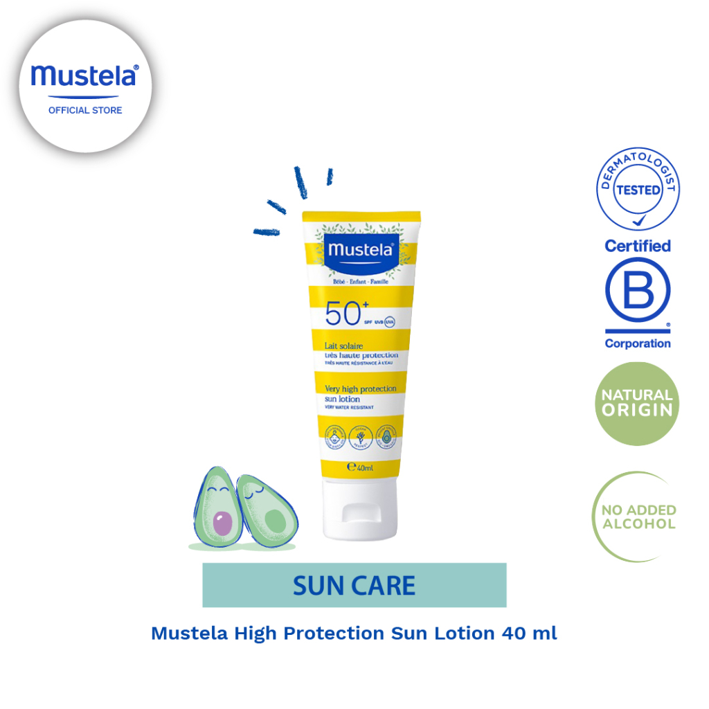 Jual Mustela High Protection Sun Lotion 40 ml - Sunscreen Bayi dan ...