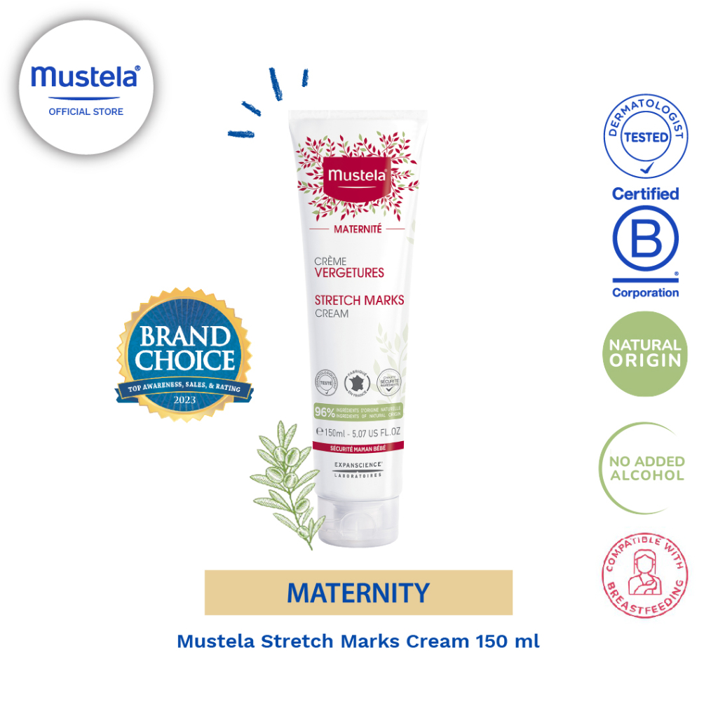 Jual Mustela Stretch Marks Cream 150 ml - Krim untuk mencegah Stretch ...