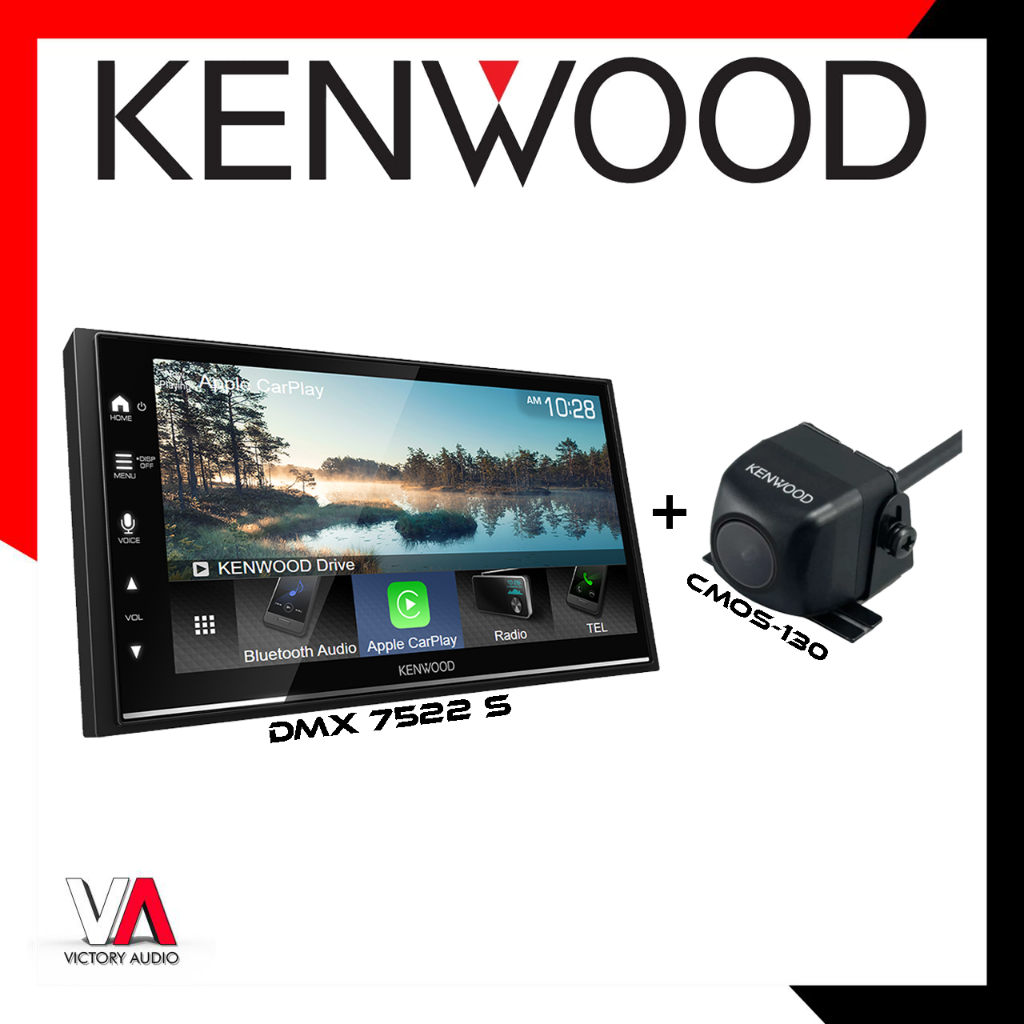 Jual Head Unit Double Din KENWOOD DMX7522S DMX 7522 S Layar 6.8 Inch Wireless Apple Carplay ...