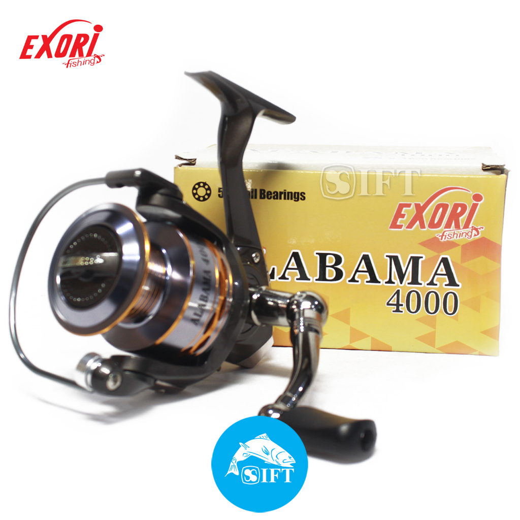 Jual Reel Exori ALABAMA 5+1 BB | 4000 6000 | Kolam Danau Sungai Muara ...
