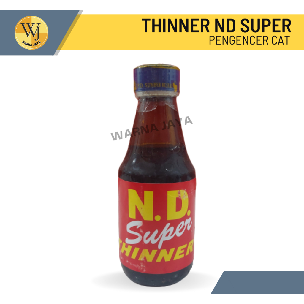 Jual Thinner ND Super / Tiner Botol Kratingdaeng / Thiner Pengencer cat ...