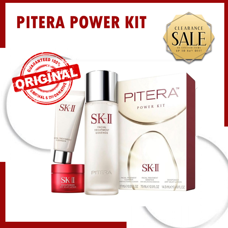 Jual SK-II SKII SK2 Pitera POWER KIT ( FTE 75ml, Cleanser 20gr ...