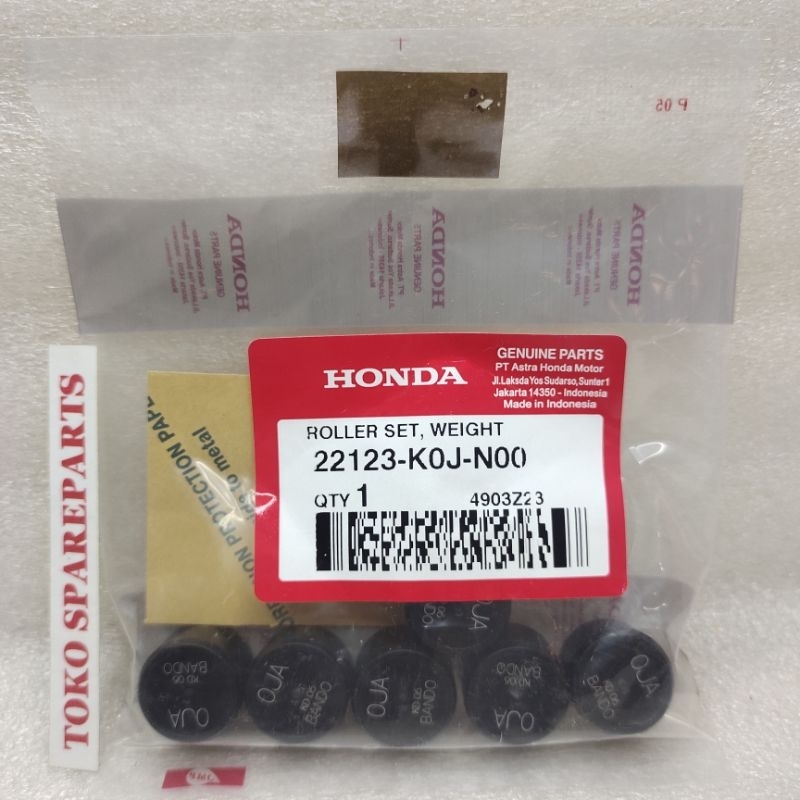 Jual 22123-K0J-N00 ROLLER SET WEIGHT Batu Timbangan Genio Scoopy K2F ...