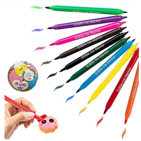 Jual IMPORT HOT Edible PEN Ink WARNA CAKE FONDANT KUE FOOD GRADE BAKERY ...