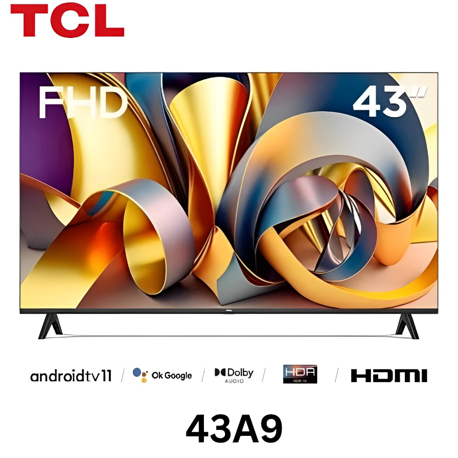 Jual LED TV TCL Smart TV Android 11 Dolby Audio FHD 43 Inch 43A9 ...