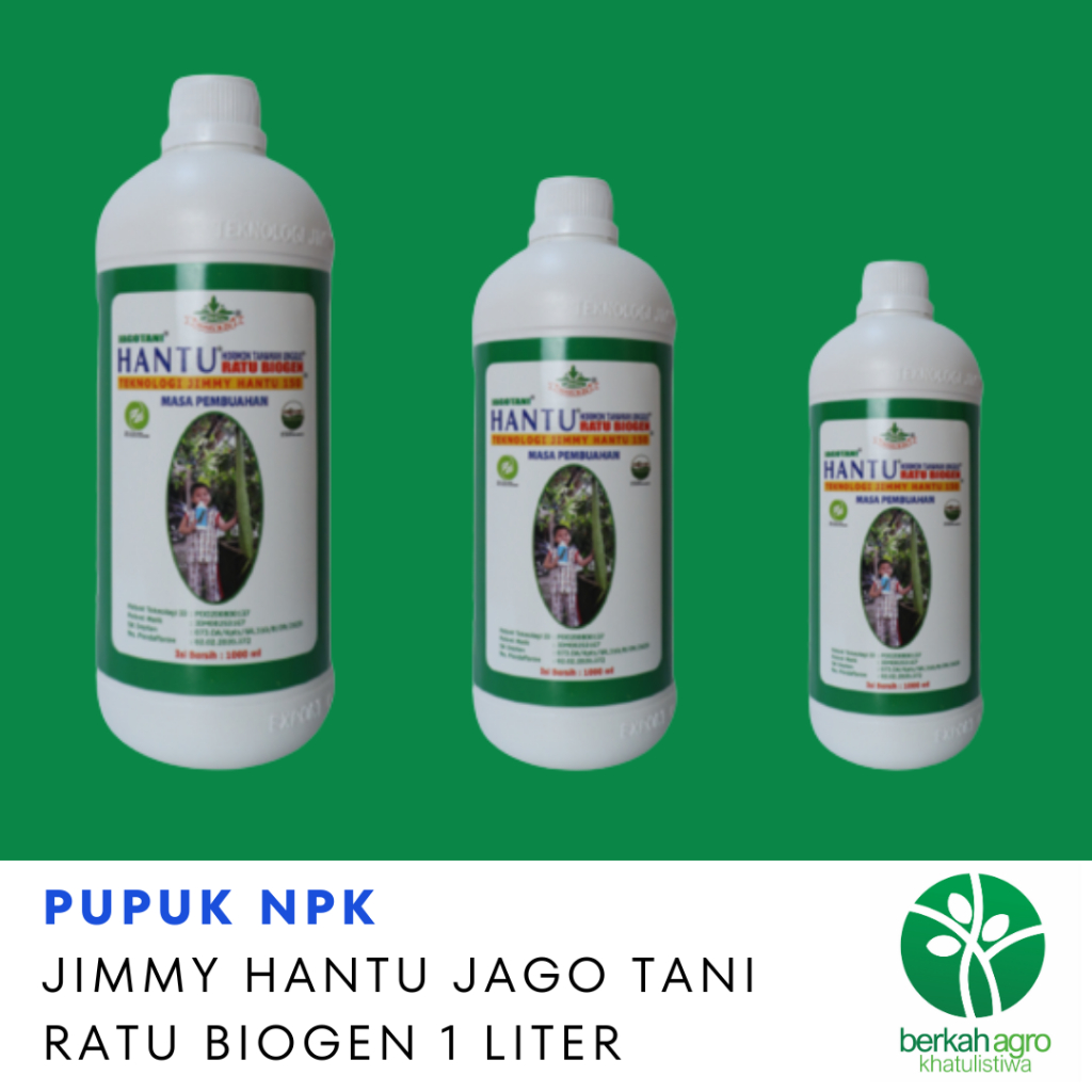Jual Jimmy Hantu Jago Tani Ratu Biogen 1 Liter - Pupuk NPK - Untuk Masa ...