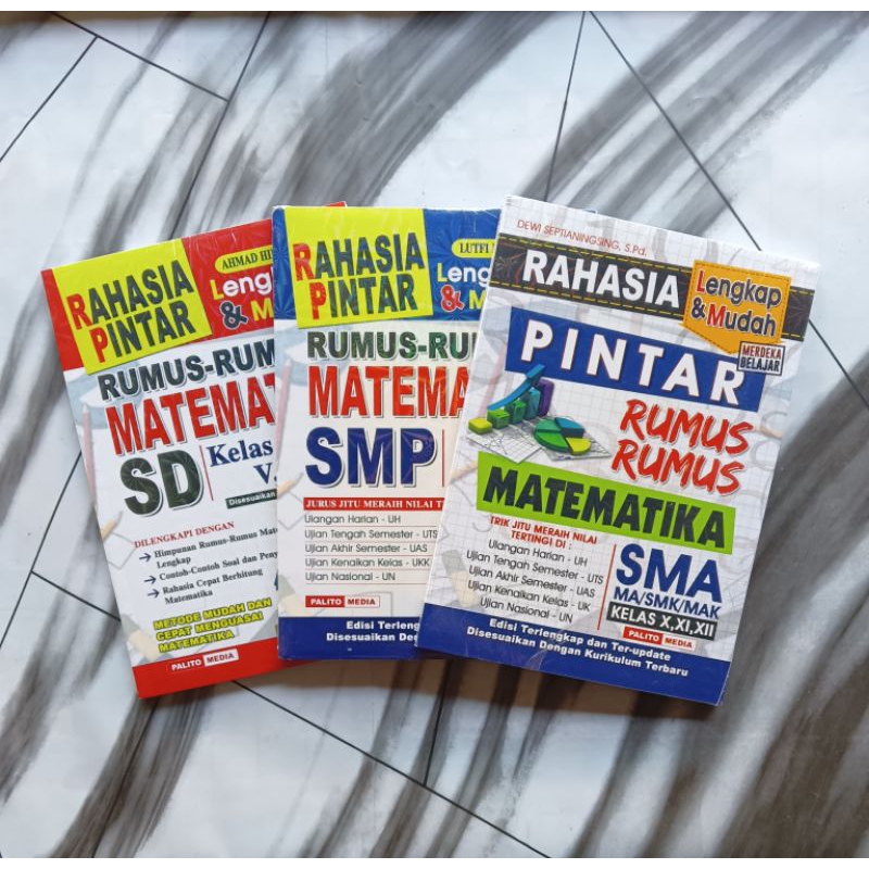 Jual RUMUS-RUMUS MATEMATIKA SD - SMP - SMA (MERDEKA) | Shopee Indonesia