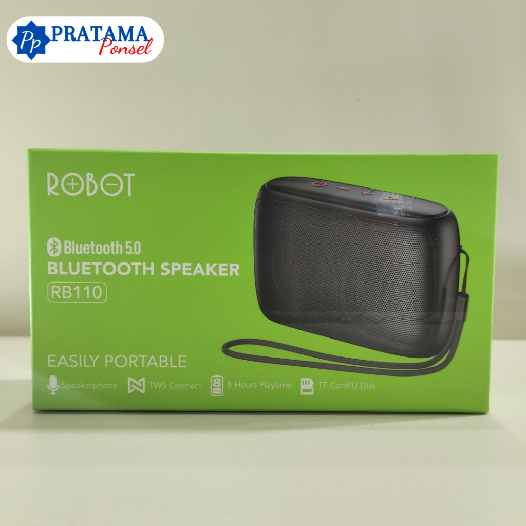 Jual ROBOT RB110 Speaker Bluetooth 5.0 TWS Speaker Aktif Portable Mini | Shopee Indonesia