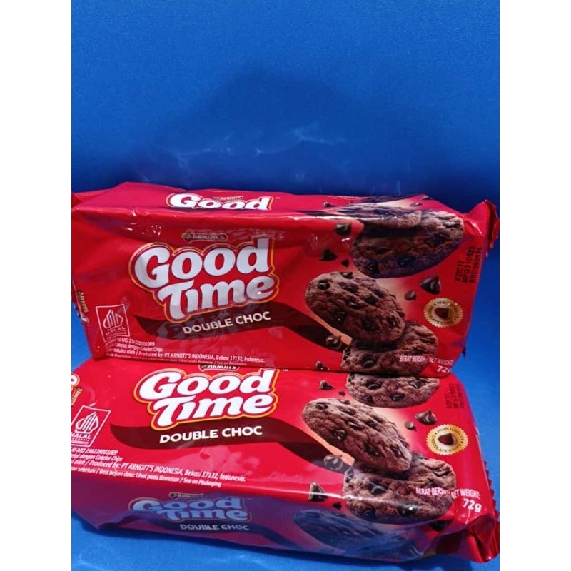 Jual good time double choco 72g/good time cookies double choco 72g ...