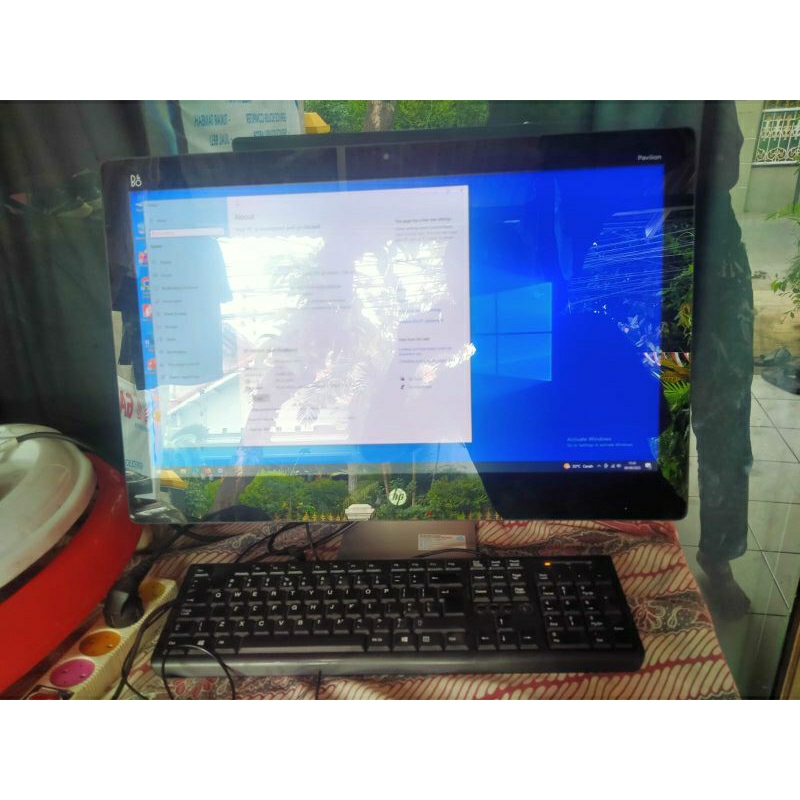 Jual PC all in one hp Layar 23"Core i5 gen 4Ram 8gbSsd 512gbVga R7 ...