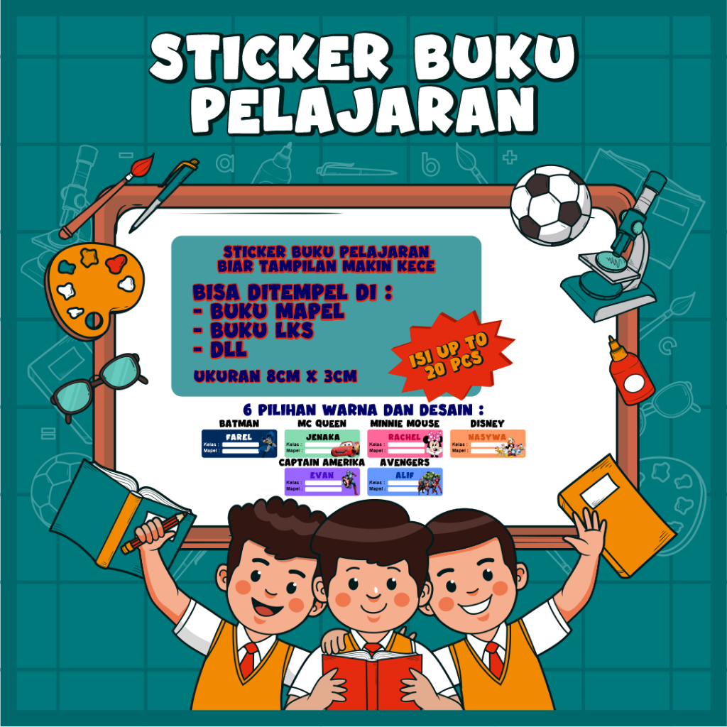 Jual Sticker Buku Pelajaran | Shopee Indonesia