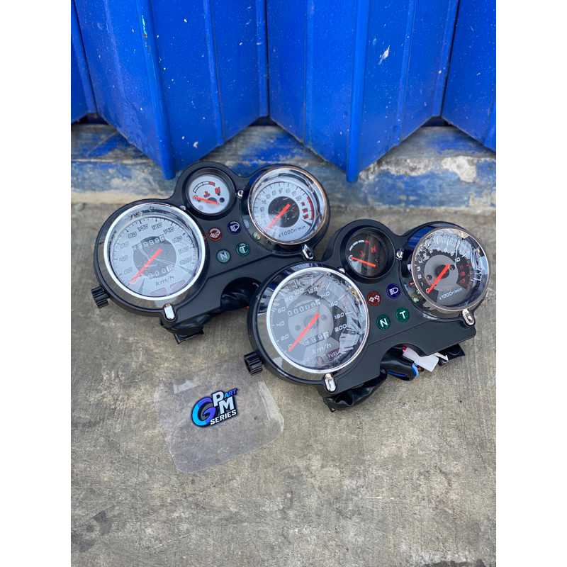 Jual SPEEDOMETER SPIDO NINJA SS R SPORT DAY LAYAR PUTIH ABU ABU SILVER ...