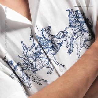 Jual Arholma Studios - Oversized Shirt 'Cavalry' White | Shopee Indonesia
