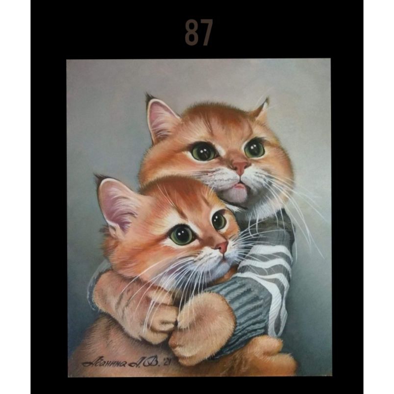 Jual Poster Cetak Hiasan Dinding Jumbo Gambar Kucing Gemoy Uk 100x70 Cm ...