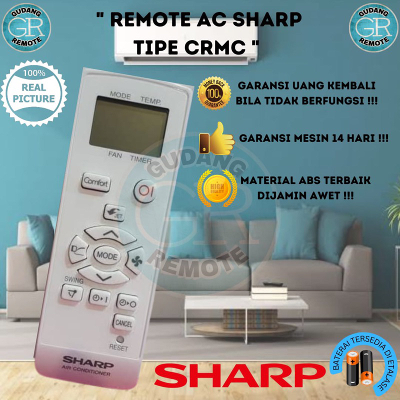 Jual REMOTE AC SHARP CRMC SERIES | Shopee Indonesia