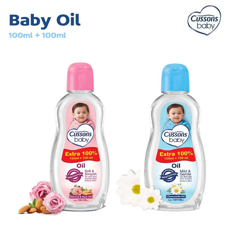 Jual CUSSONS Baby Oil 50+50ml 100+100ml | Shopee Indonesia