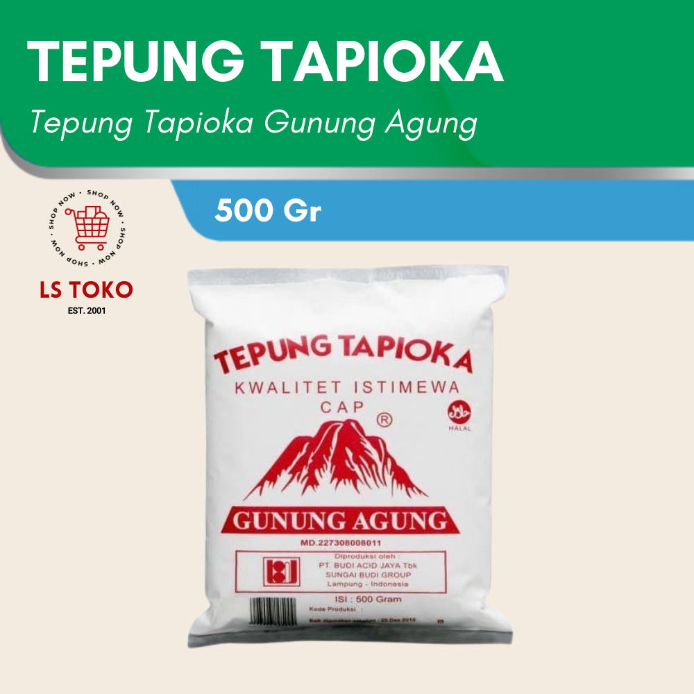 Jual Tepung Tapioka Sagu Cap Gunung 500gr | Shopee Indonesia
