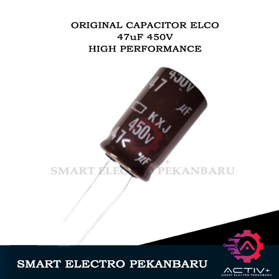 Jual ORIGINAL CAPACITOR ELCO 47uF 450V KAPASITOR ELKO 47 uF 450 V Elco Capacitor Elko KapaCitor ...