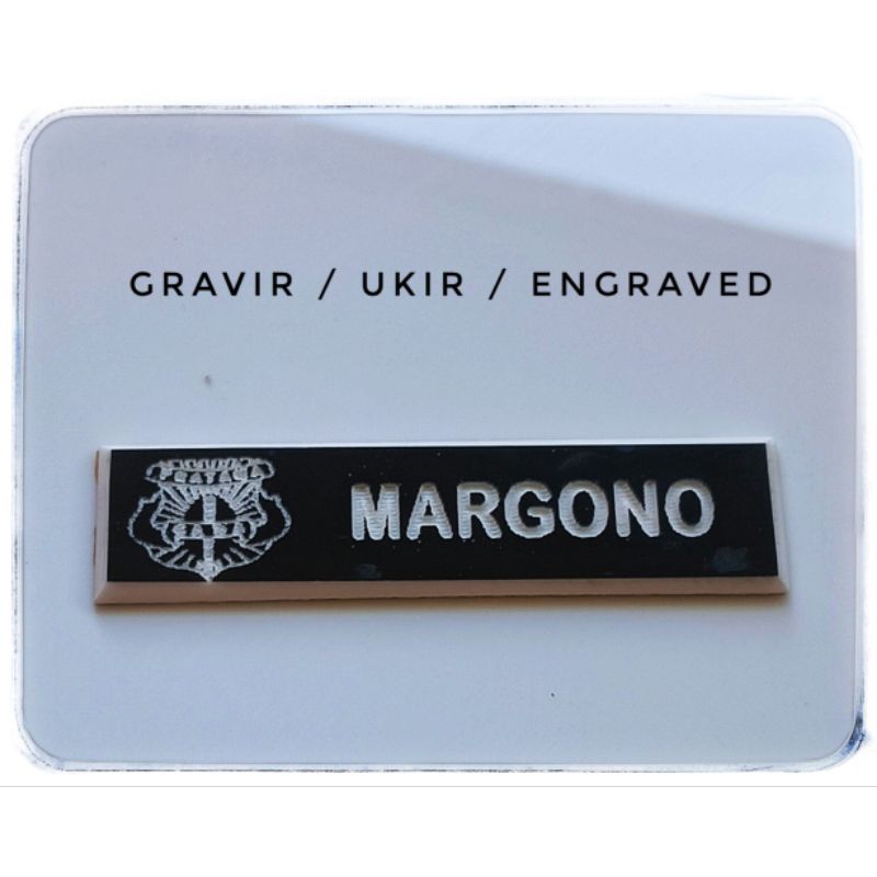 Jual Various Model of Security Name Tag / Name Tags for The Security ...