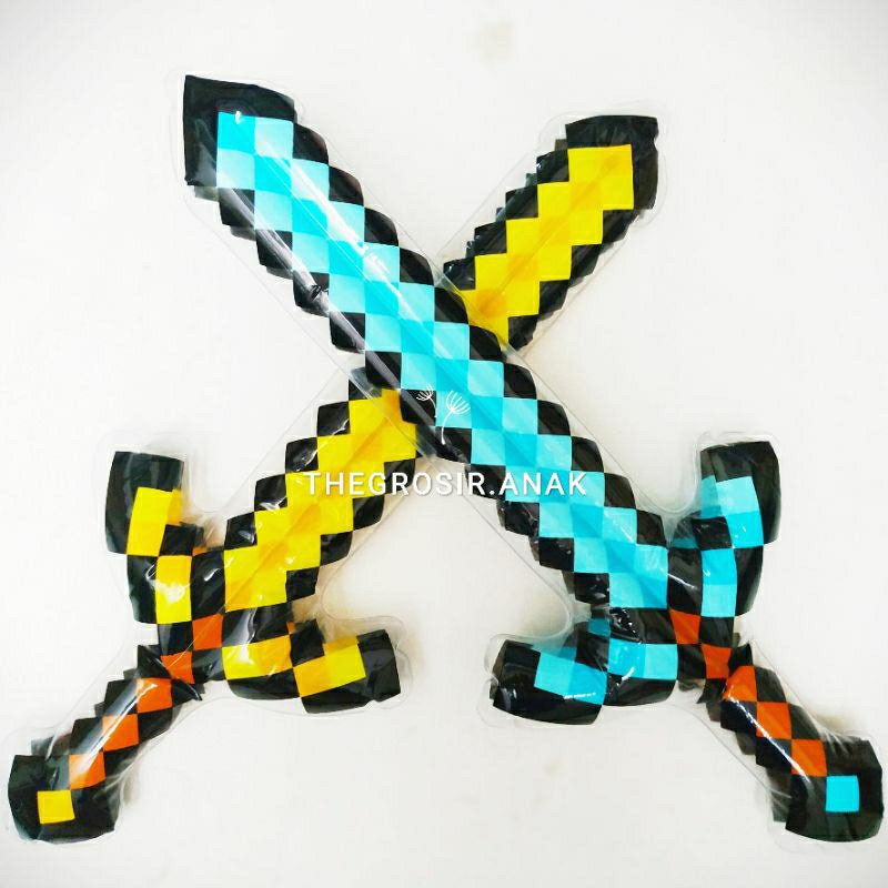 Jual TGA Balon Pedang Tiup Minecraft PANJANG 65cm | Shopee Indonesia