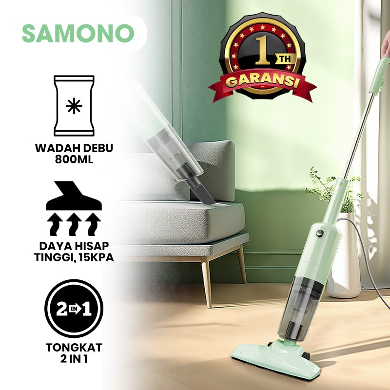 Jual Vacum Cleaner 2in1 SAMONO Penyedot debu Anti Dust Vacuum SW-VCG15 ...
