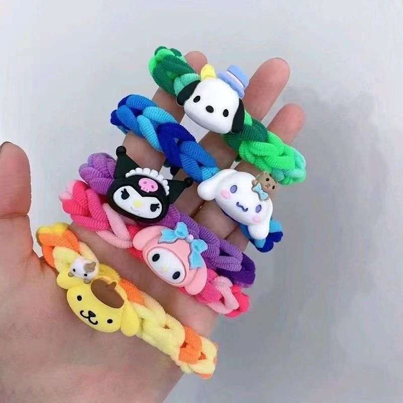Jual 1pcs Ikat rambut model kartun lucu gelang kepang aksesoris rambut ...