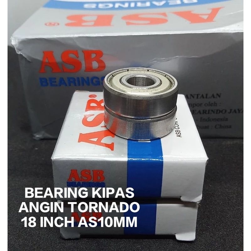 Jual Bearing Laher Kipas Angin As 10mm Tutup Besi 1set dapat 2picis ...