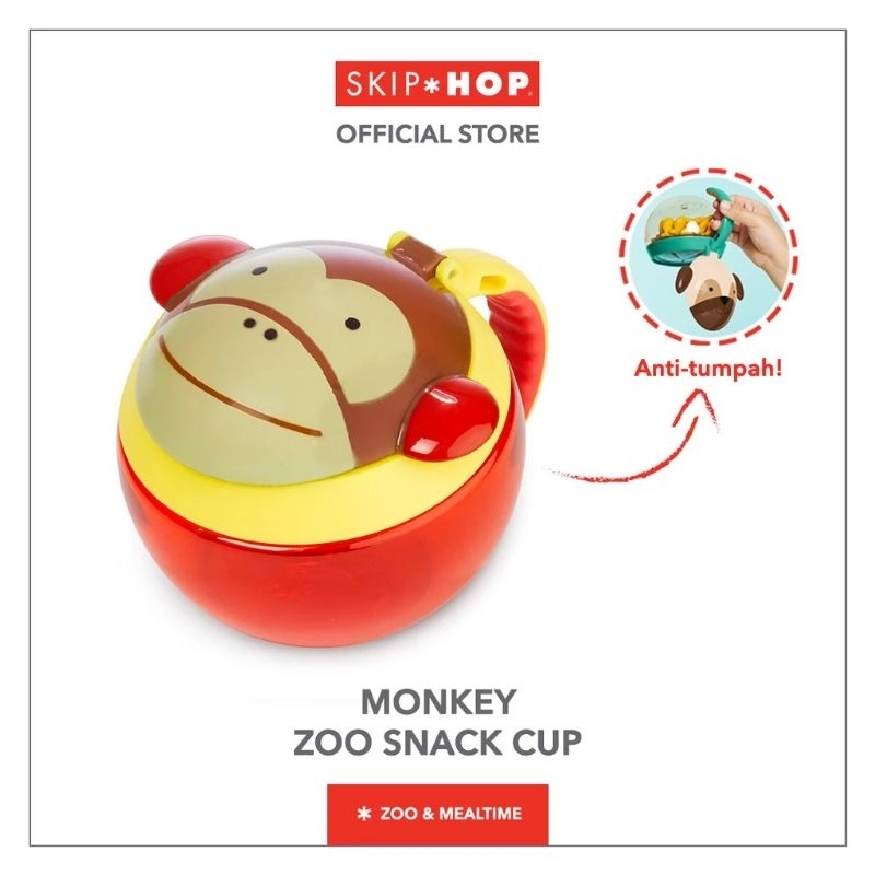 Jual Skip Hop Zoo Snack Cup - Monkey | Shopee Indonesia