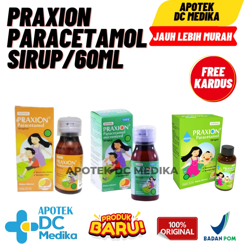 Jual PRAXION SIRUP/PARACETAMOL | Shopee Indonesia