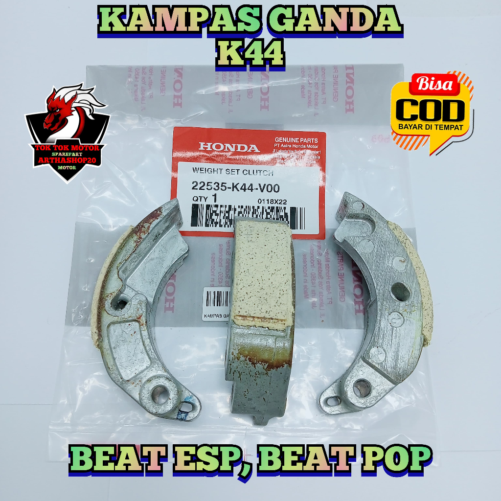Jual KAMPAS GANDA KOPLING HONDA K44 BEAT FI ESP BEAT POP BEAT SPORTY CW ...