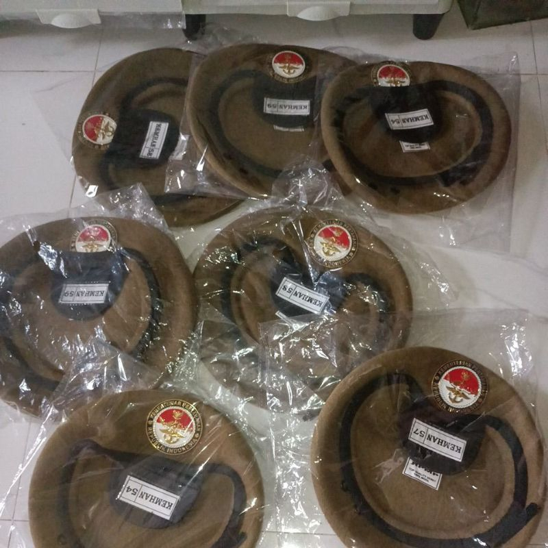 Jual BARET PNS TNI DAN EMBLEM | Shopee Indonesia