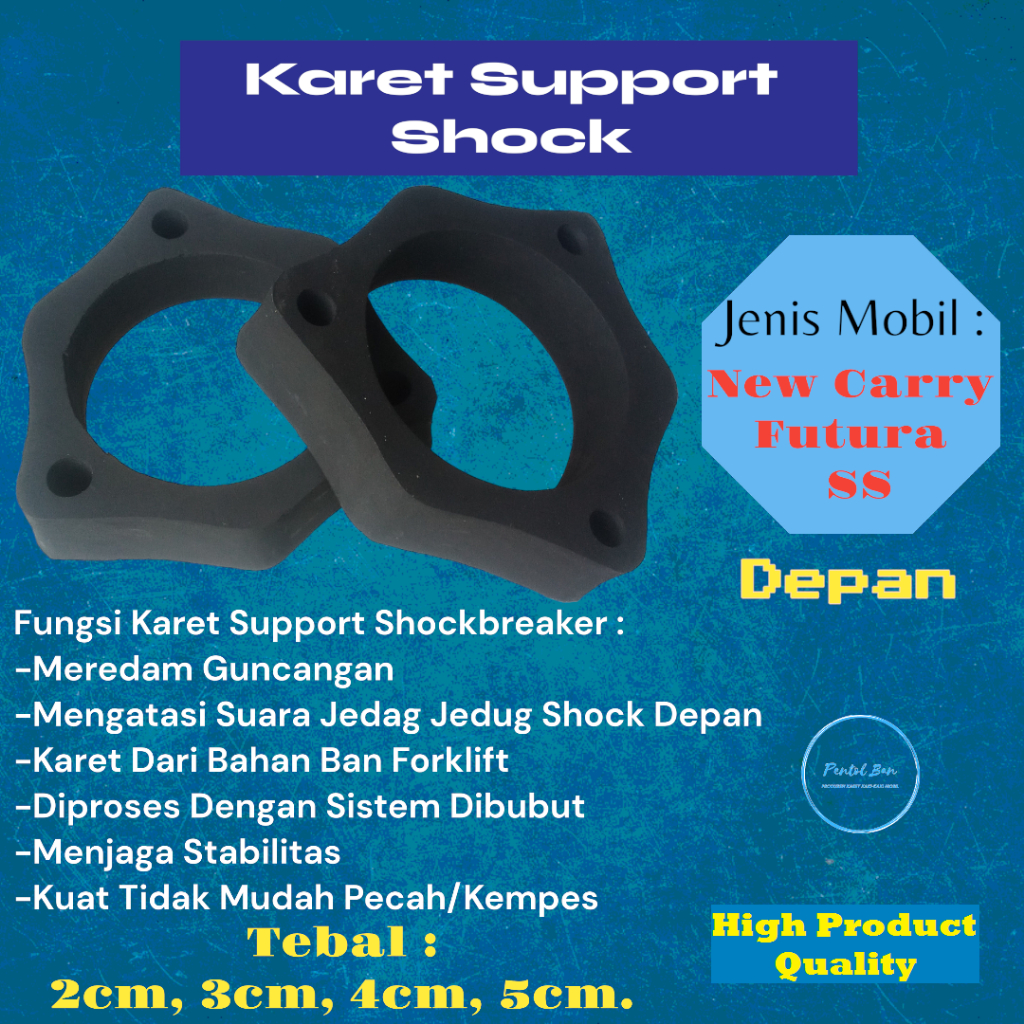 Jual Karet Tatakan Peninggi Support Shock Depan New Carry SS Futura ...